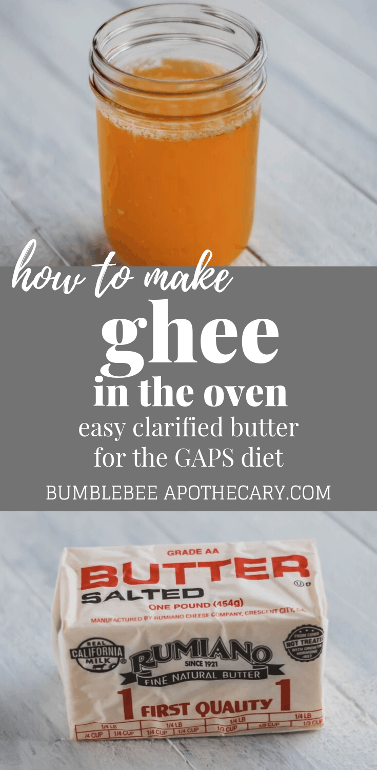 How to Make Ghee in the Oven - Bumblebee Apothecary