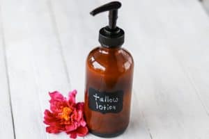 Tallow Lotion Recipe: Light, Non Greasy - Bumblebee Apothecary