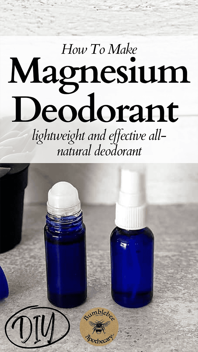 How to Make Magnesium Deodorant - Bumblebee Apothecary