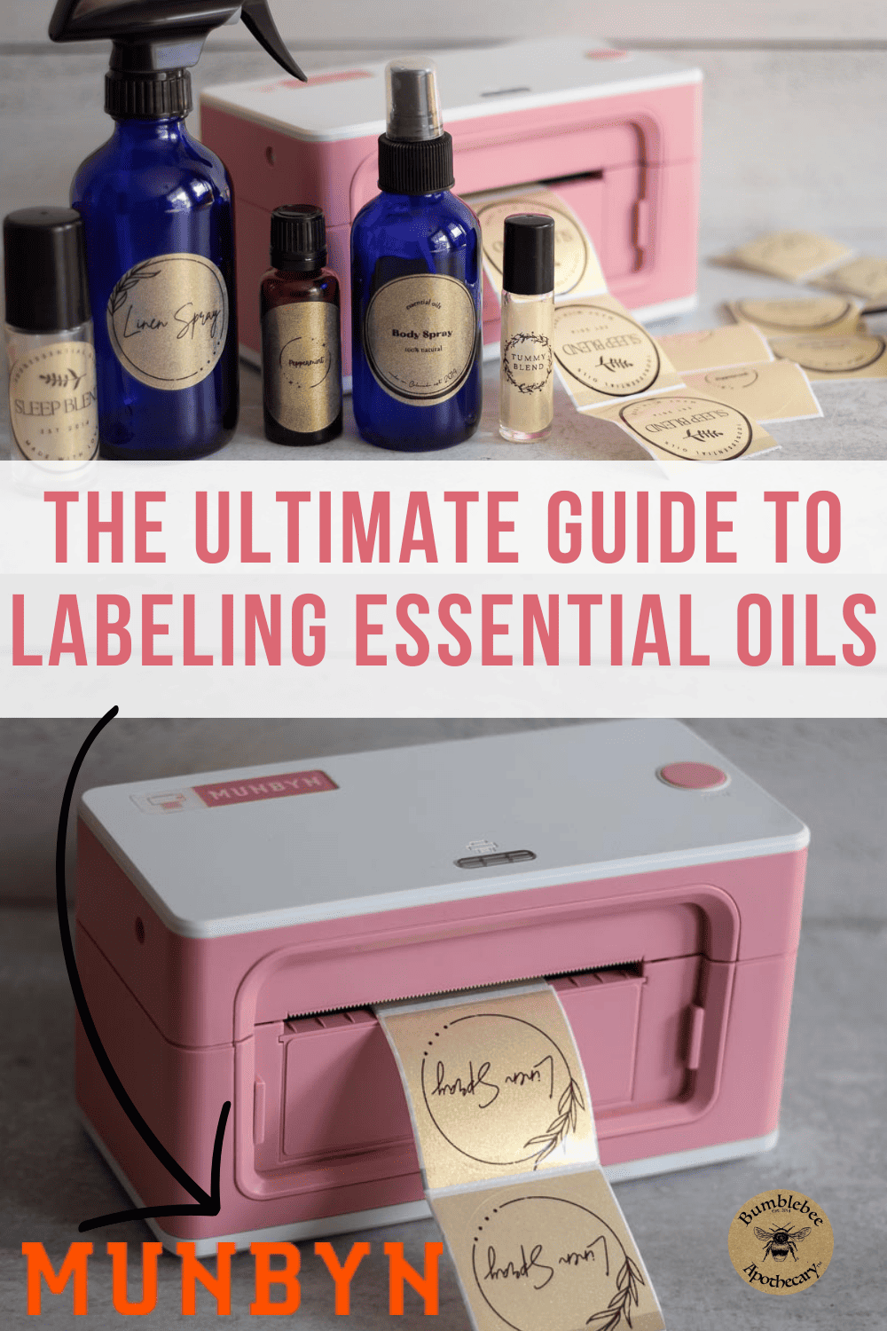 The Ultimate Guide on How to Label Essential Oils - Bumblebee Apothecary